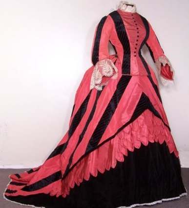 Rate the dress: Pink and black in 1869 - The Dreamstress