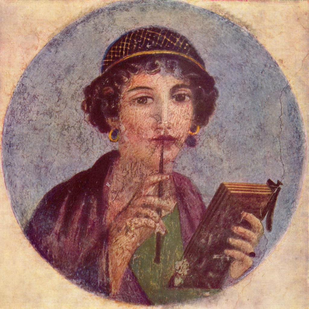 Pompeii fresco - Portrait of a Young Woman - The Dreamstress