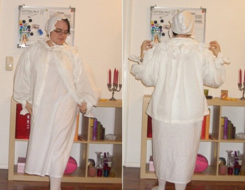 Vanessa's Regency shift & bed-gown HSF14 - The Dreamstress