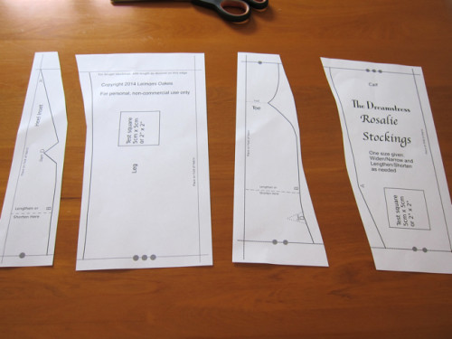 Tutorial & Pattern: Making your own seamed stockings - The Dreamstress