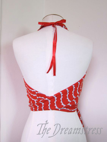 A 1930s 'dazzling' wrap halter - The Dreamstress
