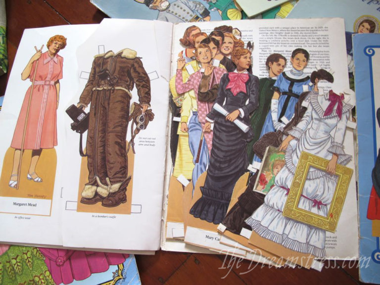 A little bit of nostalgia: paper dolls - The Dreamstress