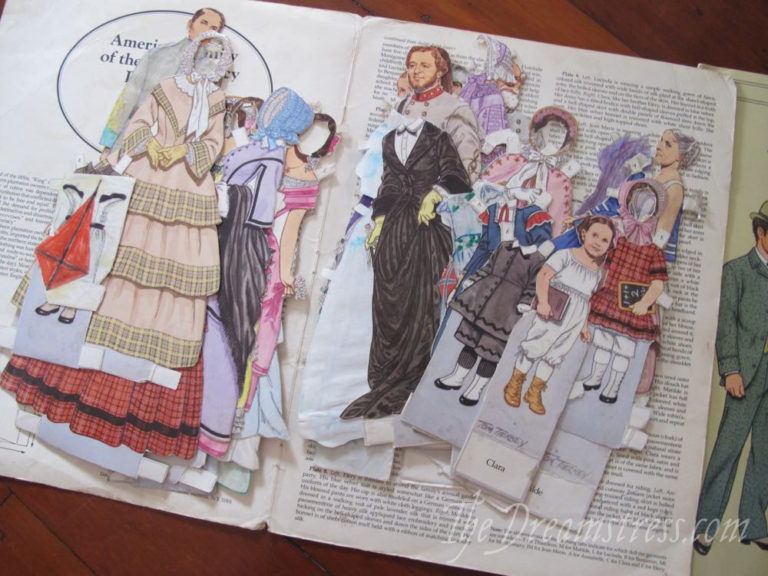 A little bit of nostalgia: paper dolls - The Dreamstress