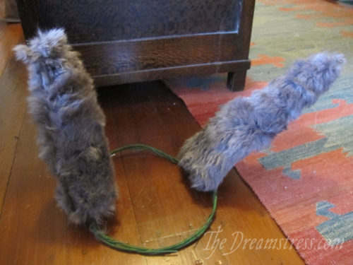 Making 'A Midsummer Nights Dream' donkey ears - The Dreamstress