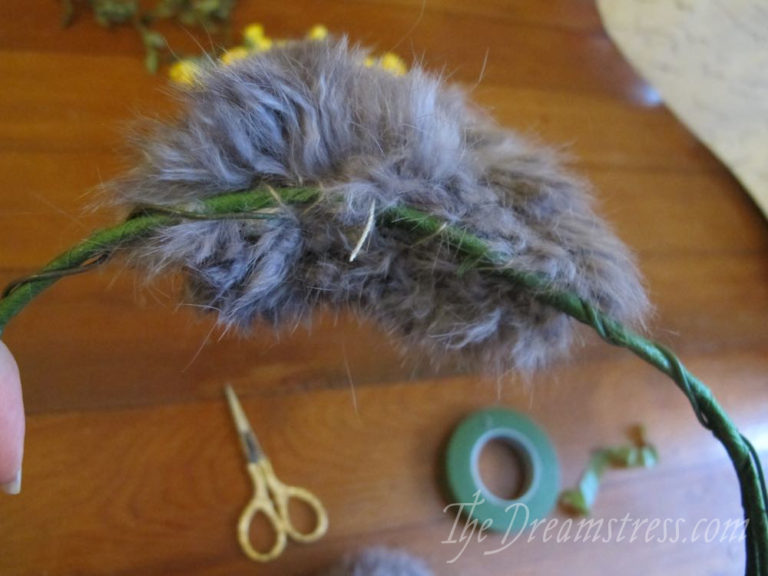 Making 'A Midsummer Nights Dream' donkey ears - The Dreamstress