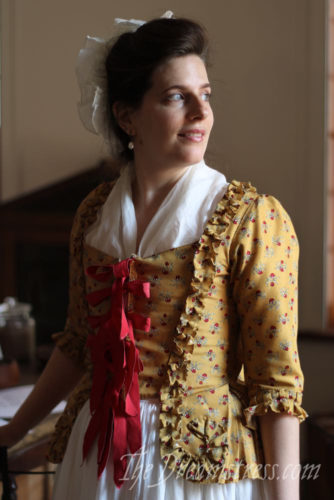 A new 18th century fichu - HSM 2018 #5 - The Dreamstress