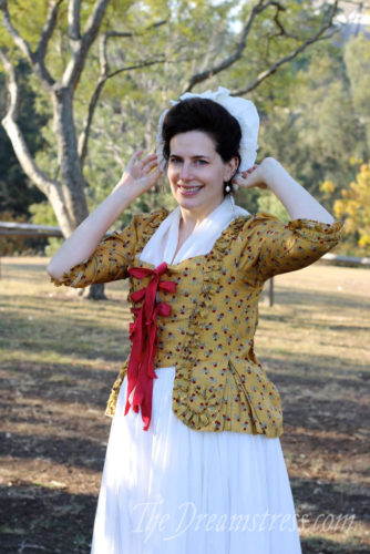 A new 18th century fichu - HSM 2018 #5 - The Dreamstress