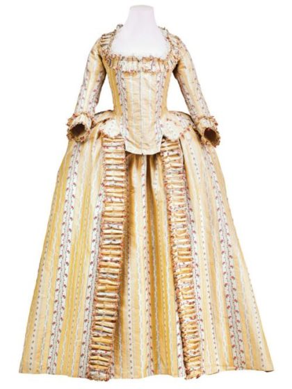 Horizontal or vertical? Striped sleeves on 1770s-1790s gowns & jackets ...