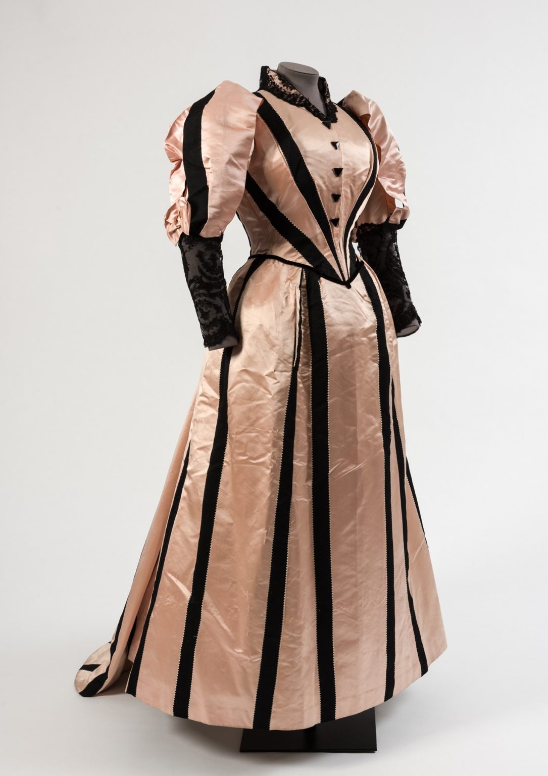 Rate the Dress: 1890s Big Sleeves & Bias Stripes - The Dreamstress