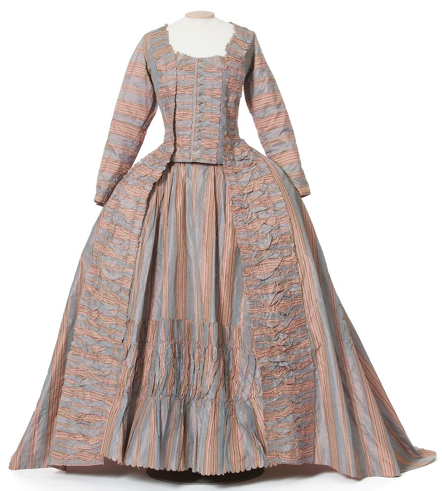 Horizontal or vertical? Striped sleeves on 1770s-1790s gowns & jackets ...