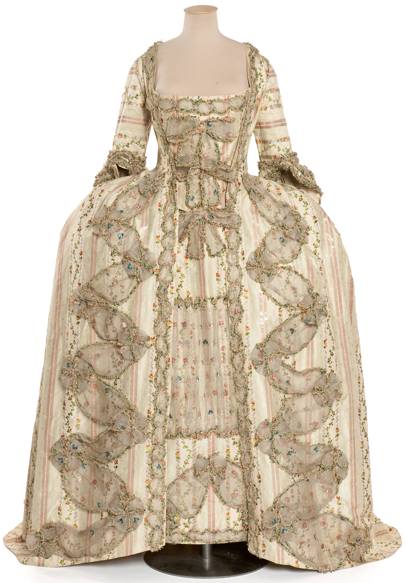 Horizontal or vertical? Striped sleeves on 1770s-1790s gowns & jackets ...